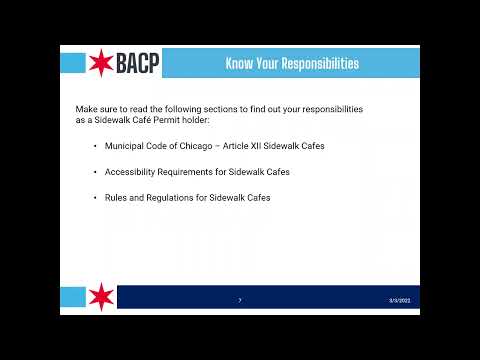 How to Apply for a Sidewalk Cafe Permit