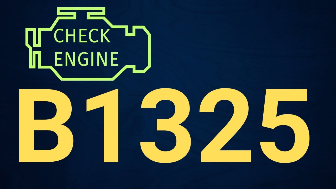 B1325 Code: System Voltage Out of Range – Causes, Symptoms & Fix