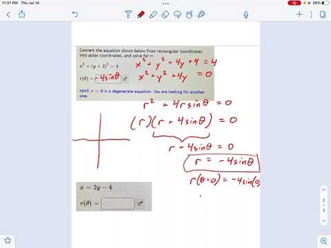 SM3.12.13 — Converting Equations from Rectangular (Cartesian) to Polar Form