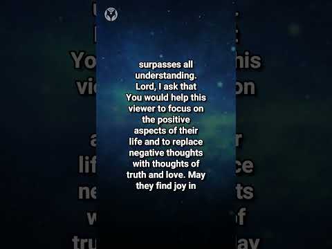 Prayer for Protection Against Negative Thoughts - Daily Prayer for Positivity
