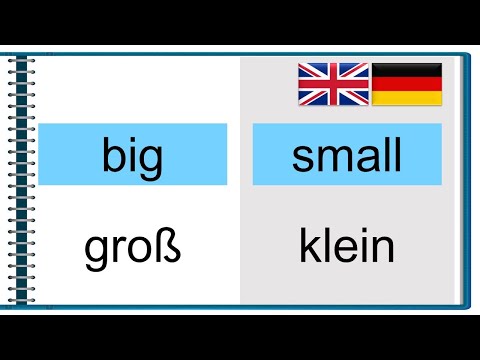 English-German: Antonyms | Learn German | Englische Antonyme | Lerne Englisch | Basic English-German