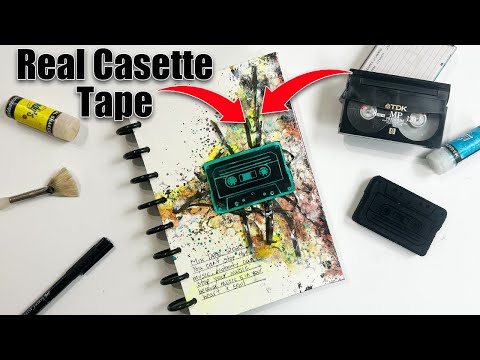 UNIQUE LOOK with REAL CASSETTE Tape