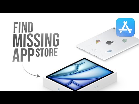How to Find Missing App Store on iPad (tutorial)