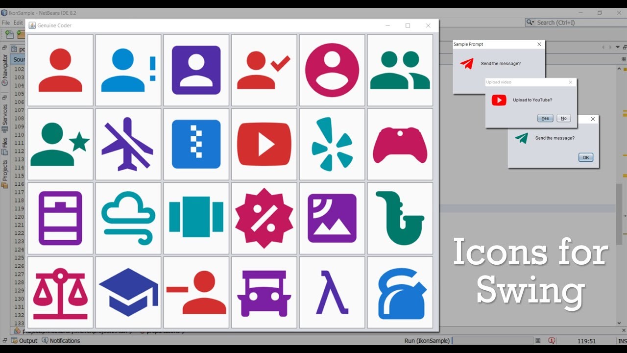 Ikonli : Make your Java Swing app attractive with awesome icons