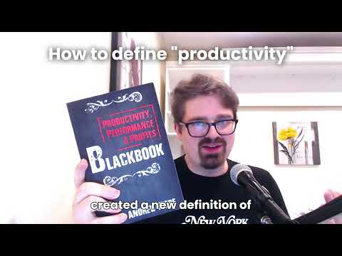 How to define productivity