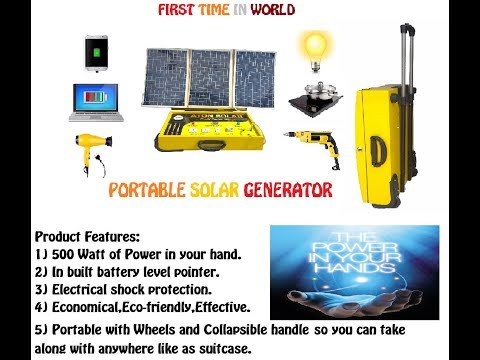 Solar Generator - Solar Power Generator Latest Price, Manufacturers ...