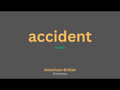 Accident Meaning | Accident Meaning in English