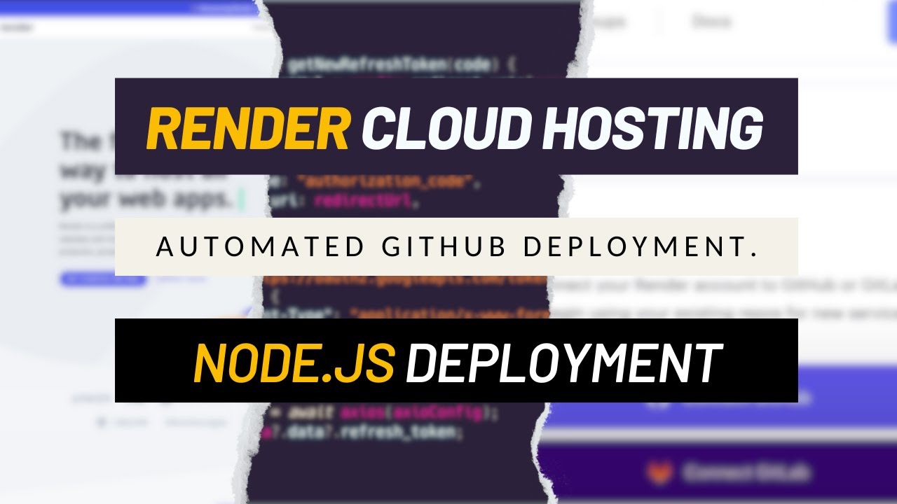 Node.js & PostgreSQL Deployment Tutorial: Free Hosting to Cloud using Render