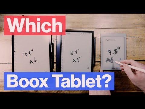 Onyx Boox line up 2022 - Maxi Lumi, Note Air 2 or the Nova Air, which should you get?