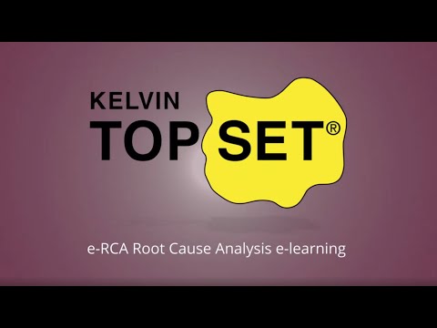 4-hour Root Cause Analysis e-learning course from Kelvin TOP-SET