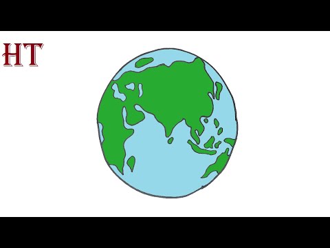 How to Draw The Earth Step by Step – I'm Youtuber – Follow my videos to ...