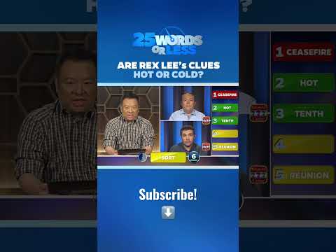 Rex Lee is faced with a tough round of words #25wordsorless #meredithvieira #comedy #funny #tvhost