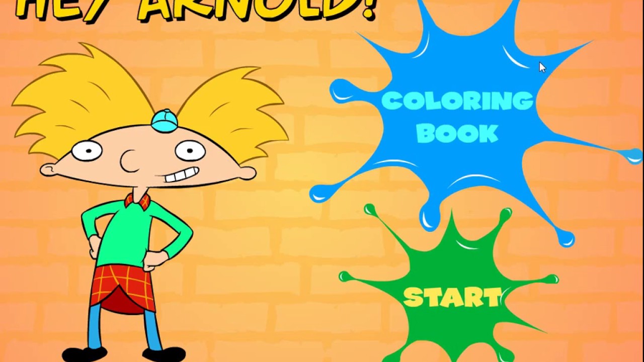 Hey Arnold! - Coloring Book (2001 Flash Activity)