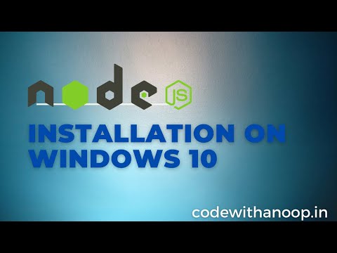 Node JS Installation on Windows for vue.js and vue cli