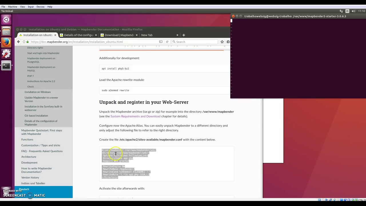 2. Mapbender Installation Tutorial