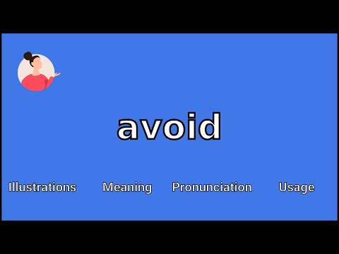 AVOID - Meaning and Pronunciation