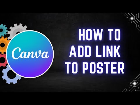 How to Add a Link to a Canva Poster