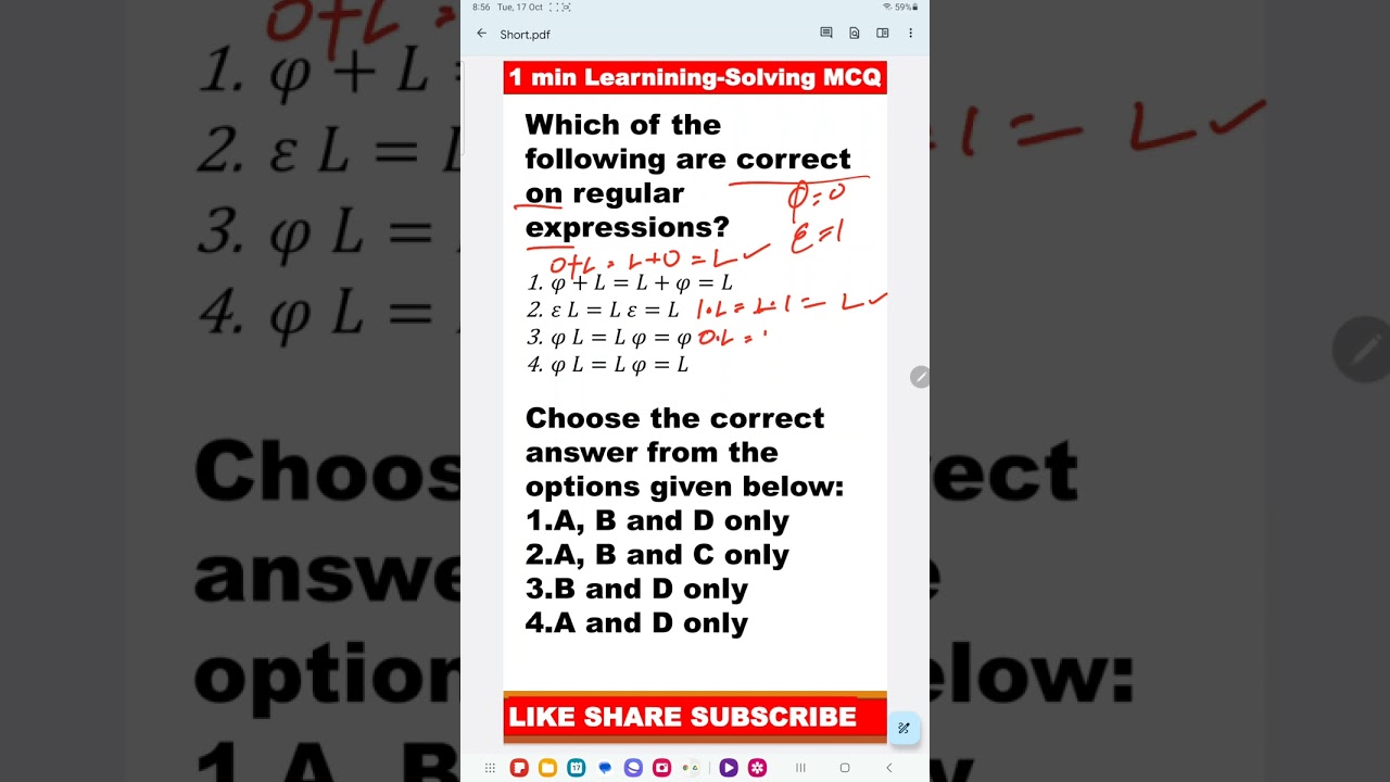 1 Min Learning MCQ Solving #ugcnet2023 #mcq #computerscience