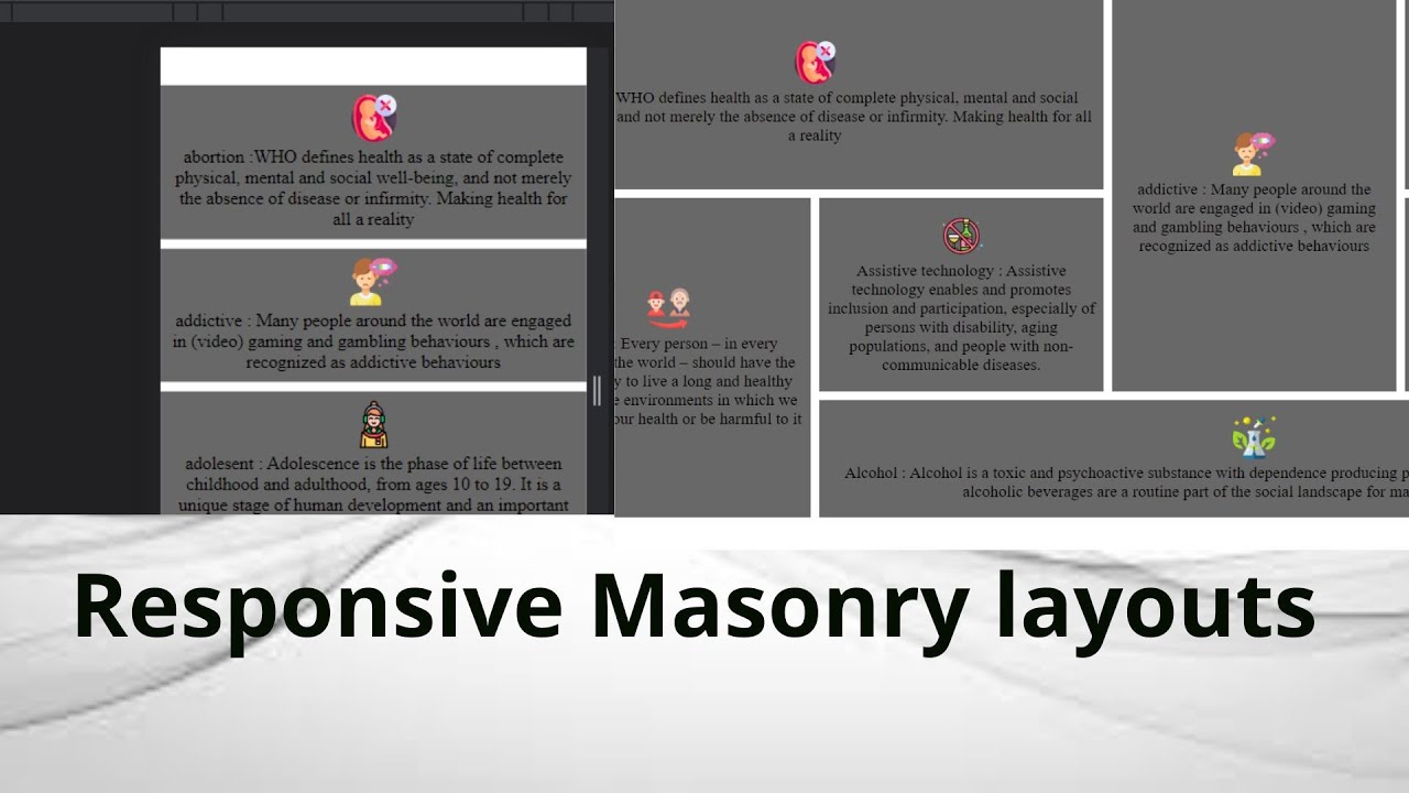 Responsive Masonry layouts Using CSS Grid | CSS3 Grid
