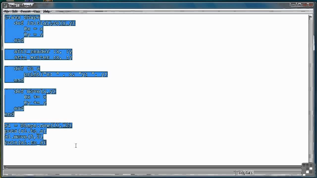 Ruby Programming Tutorial | Defining Subclasses - Part 1