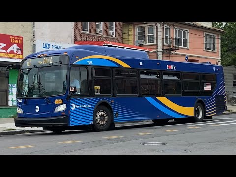 [MTA]: Bensonhurst / Harway Av Bound 2019 XD40 Xcelsior [#7566] B3 Bus @ 86th Street & Avenue U