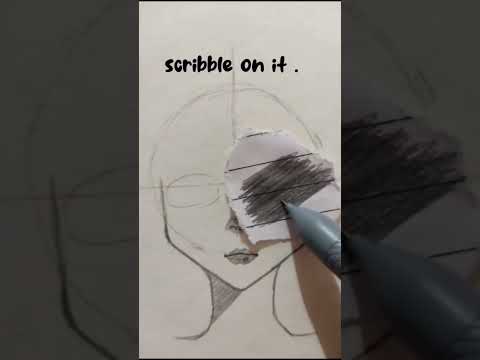 not able to draw the other eye same . watch this . #sketch #tutorial