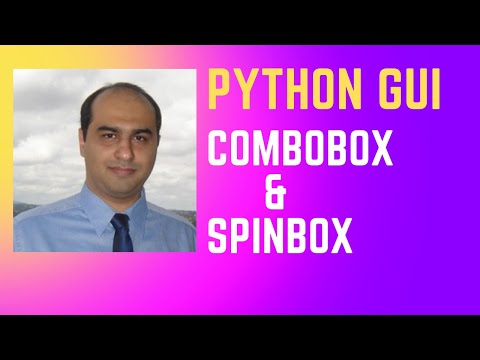 Python GUI [Soft & Sweet] - part 4 (Combobox & Spinbox)
