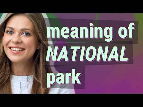 National park | meaning of National park