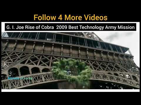 G I Joe Rise of Cobra 2009 Best Fight Mission Army Technology Girl's Hindi dubbed | Movies Junction