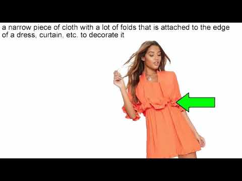 frill meaning | Vocabulary for Kids | Children's Dictionary | Learn English Vocabulary