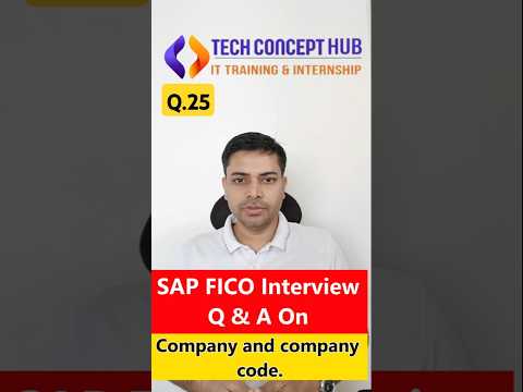 SAP FICO Interview Question for Freshers | Difference between company and company code. #sapfico