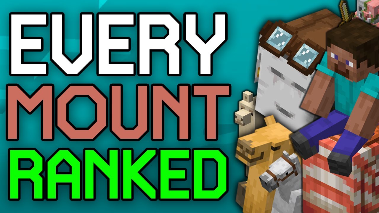 Ranking EVERY Mount in Minecraft!