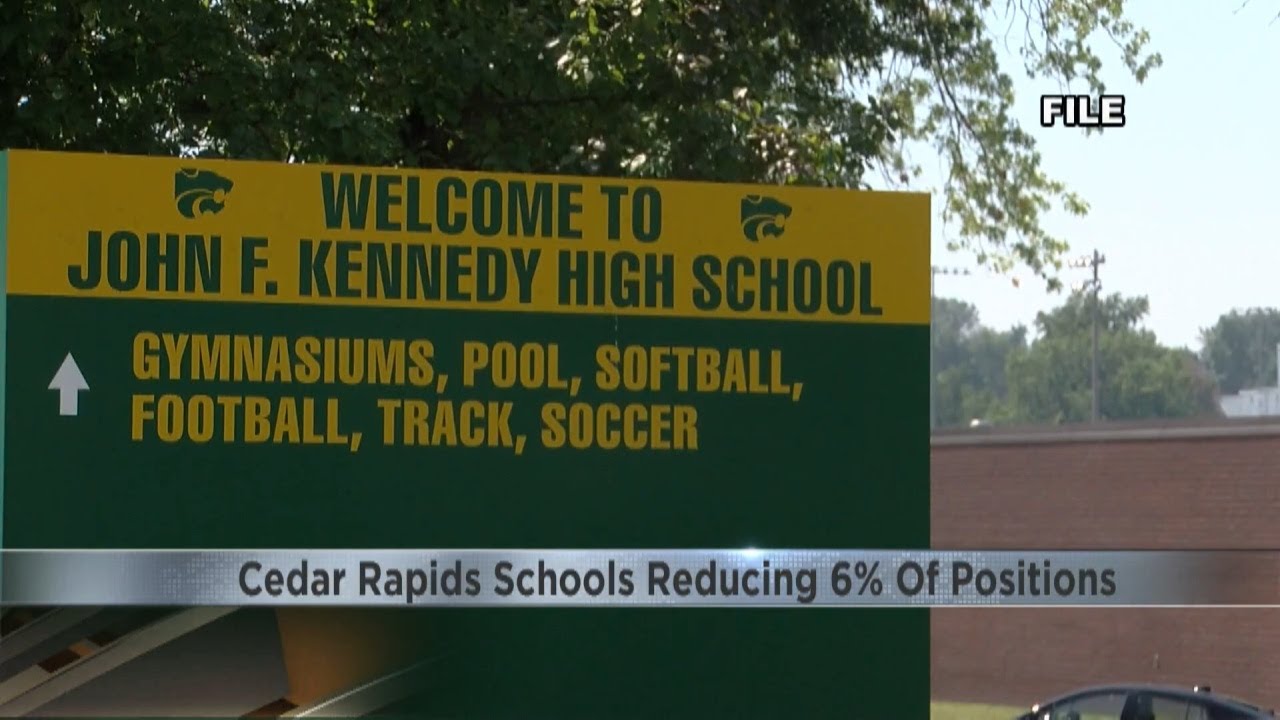 Cedar Rapids School District reducing 6% of its positions amid financial pressures