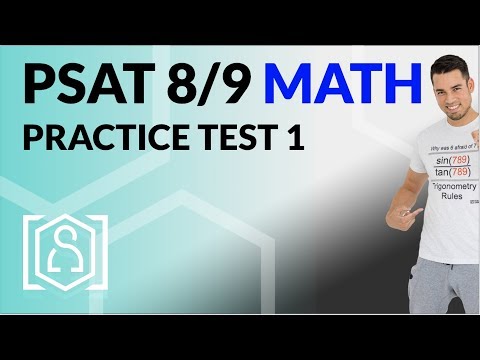 PSAT 8/9 Practice Test : Math - No Calculator and Calculator
