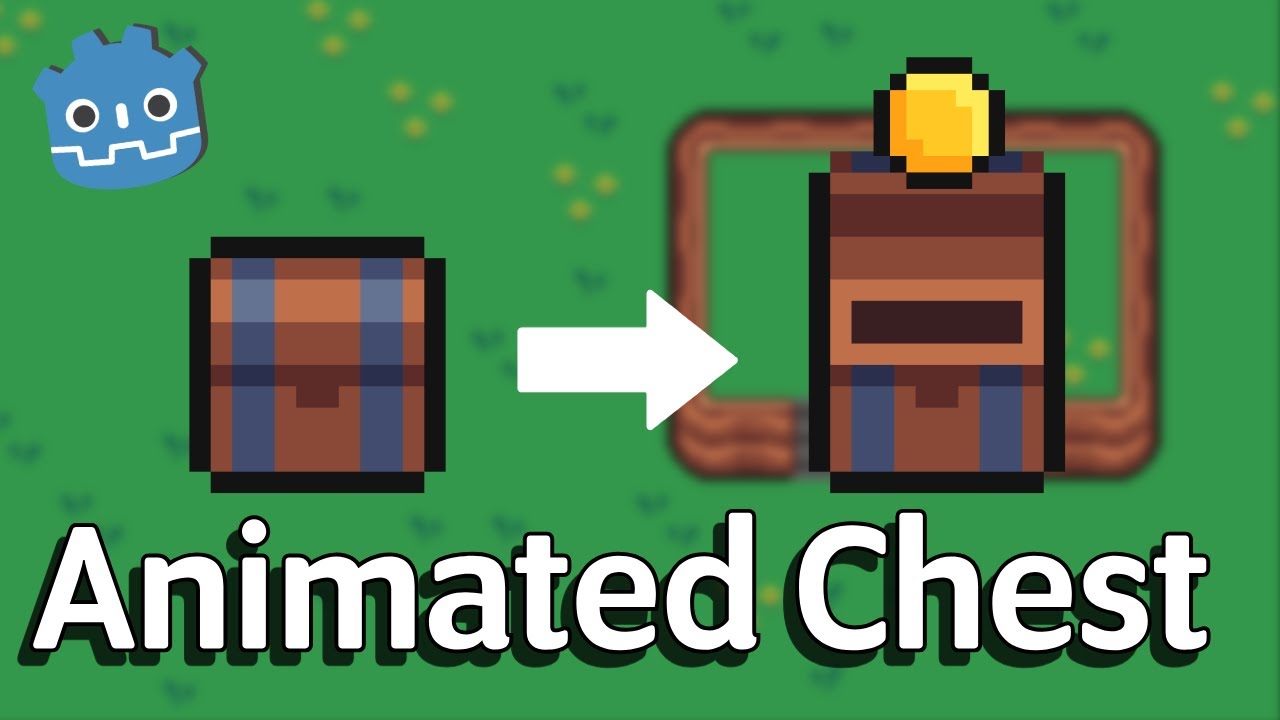 How to Create an Animated Chest in Godot | tutorial | top-down zeldalike