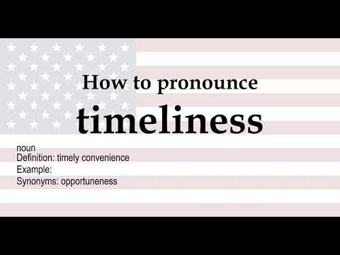 timeliness