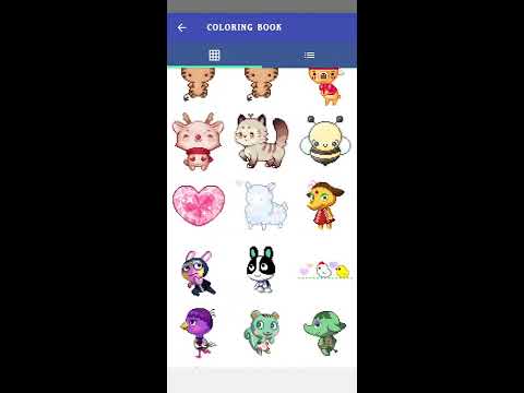 Color By Number - Sandbox Pixel Coloring Book