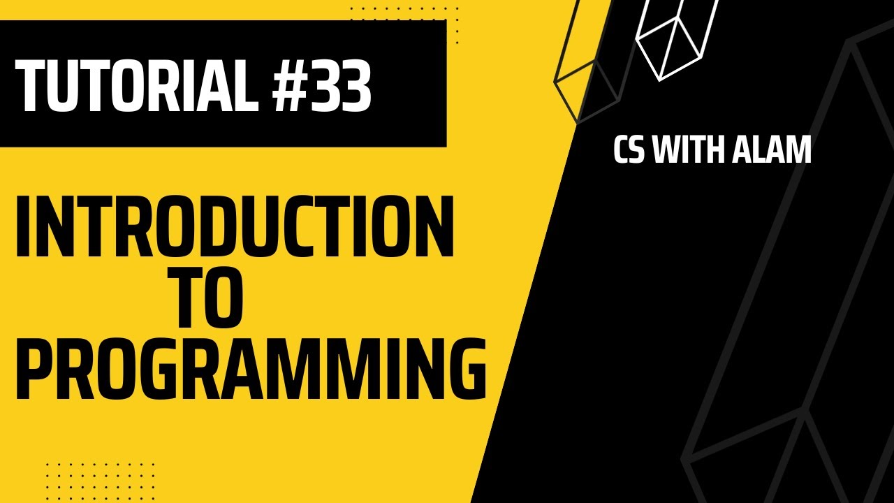 Introduction to Programming | Web Development Tutorial #34