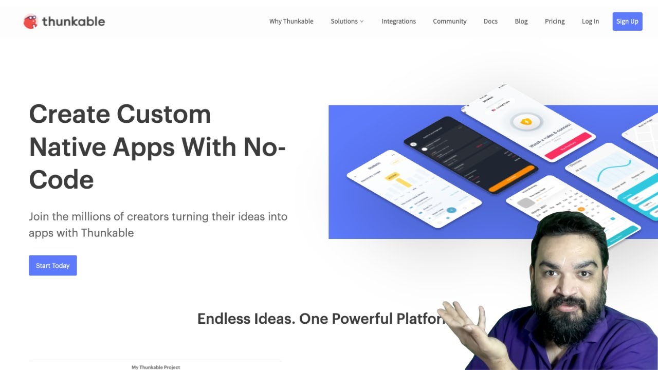 Thunkable 101 | User Interface Components | Blocks | No-Code Tutorial