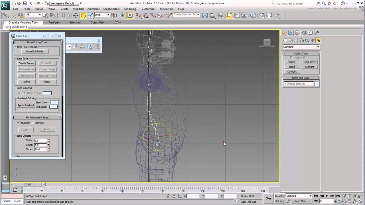 Creating the Skeleton - Part 1 - Spine Bones