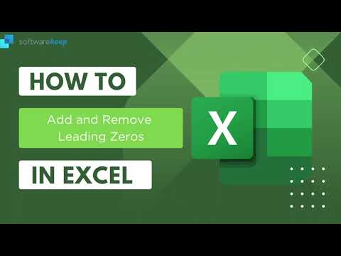 [Easy Way] How to Remove Leading Zeros in Excel-2023