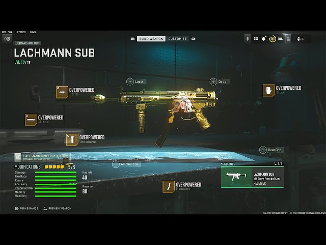 Best meta loadout for Lachmann Sub in Modern Warfare 2 Season 1