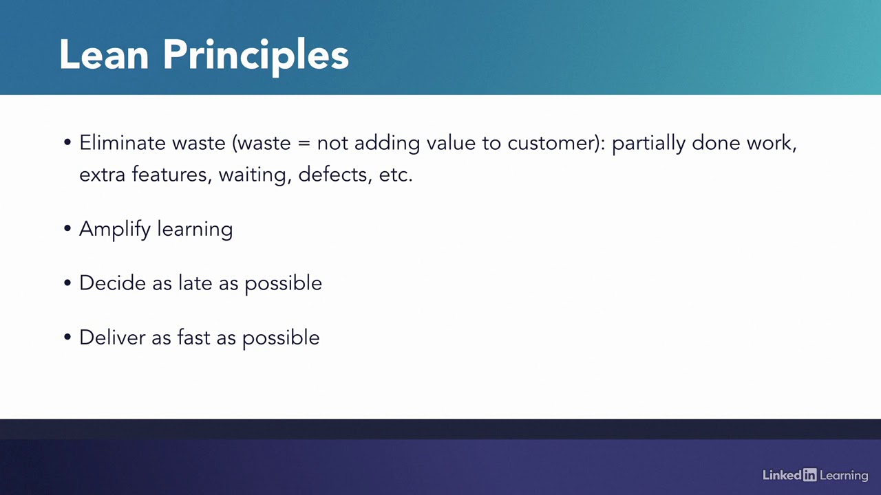 02   Understand the lean software development process
