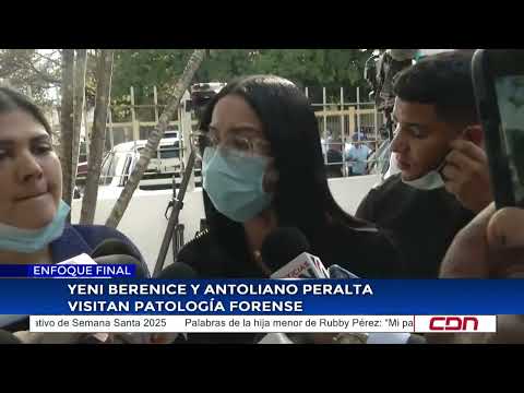 Yeni Berenice y Antoliano Peralta visitan Patología Forense