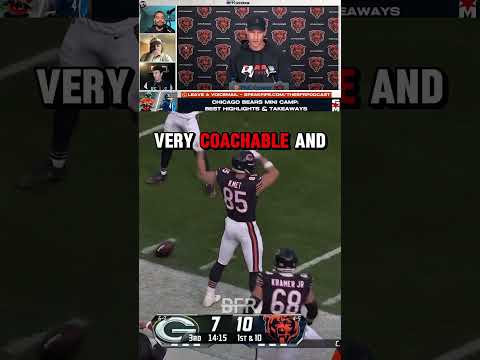 Ben Johnson is coaching Caleb Williams HARD #chicagobears #bears #nfl #thebfrpod