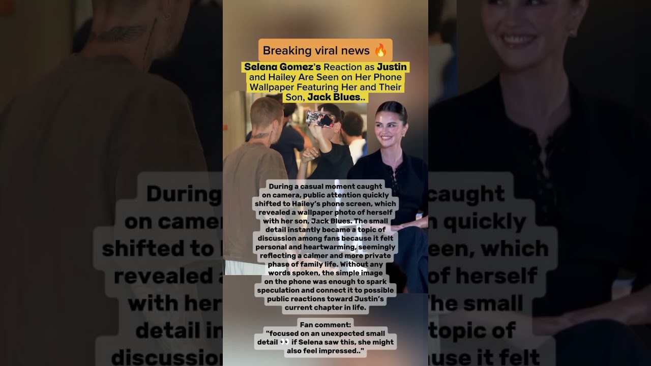Selena Gomez Reaction as Justin Bieber with Hailey,Hailey’sPhone Shows Jack#justinbieber#selenagomez