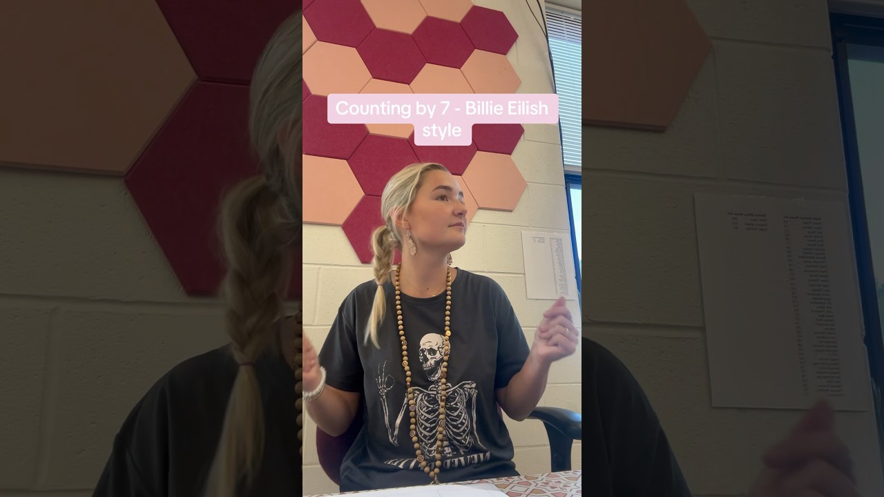 Counting by 7- Billie Eilish style! We had so much fun creating this one! 💖