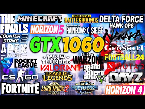 GTX 1060 + İ5 10400F 30 Popular Online Game Test