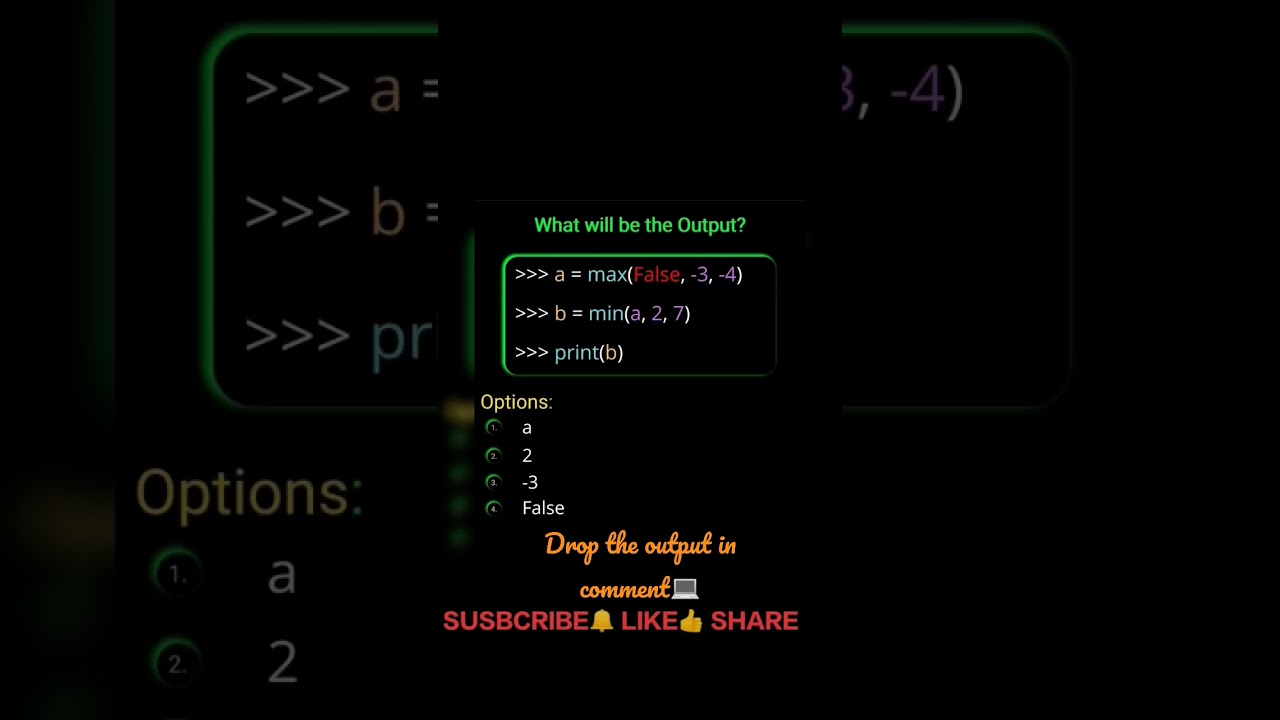 Python program #shorts #pythonshorts #pythonprogramming #quiz #python #pythontutorial #pythonbasics
