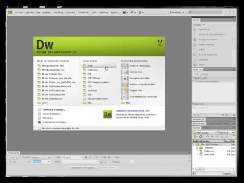 Introducción al manejo de DreamWeaver CS4 | Diseñando Mi Propia WEB